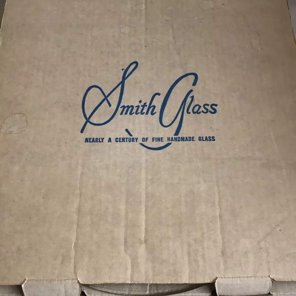 Smith Glass | Dining | Vintage Christmas Plate Smith Glass Carolers New ...